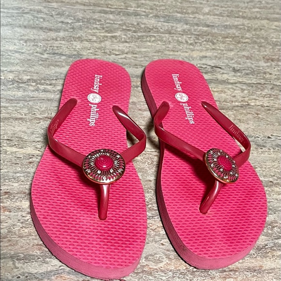 lindsay phillips | Shoes | Lindsay Phillips Flip Flop Sandals With ...
